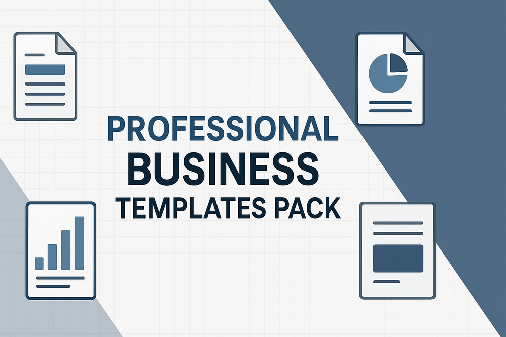 Professional Business Templates Pack