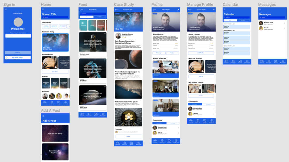 Glide Community App UI Kit