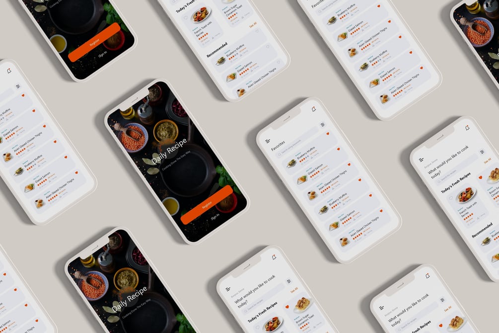 Daily Recipe App – Modern UI/UX Design