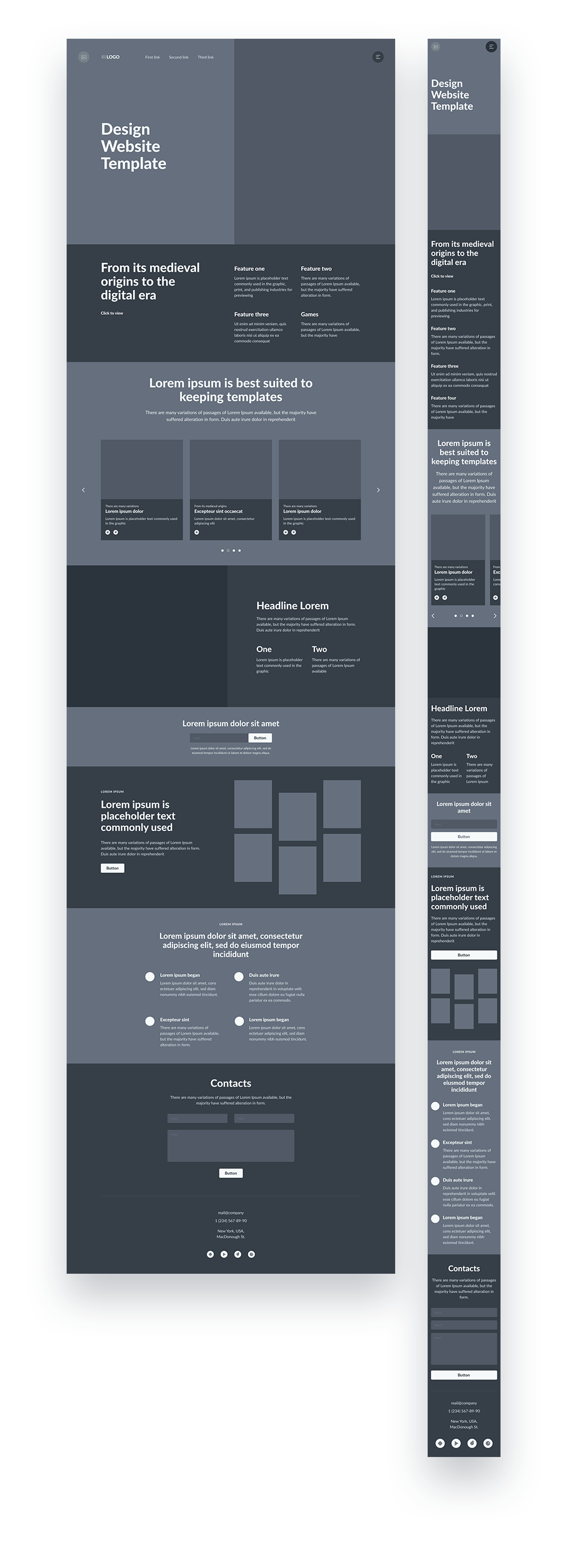 Landing Page Dark Theme #74