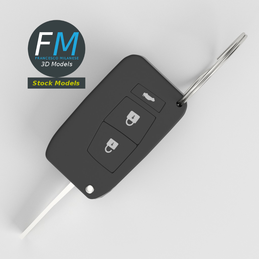 3D MODEL - Car key