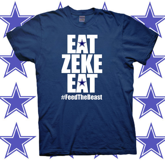 TeeShirt Now! Dallas Cowboys - EAT ZEKE EAT - Ezekiel Elliott