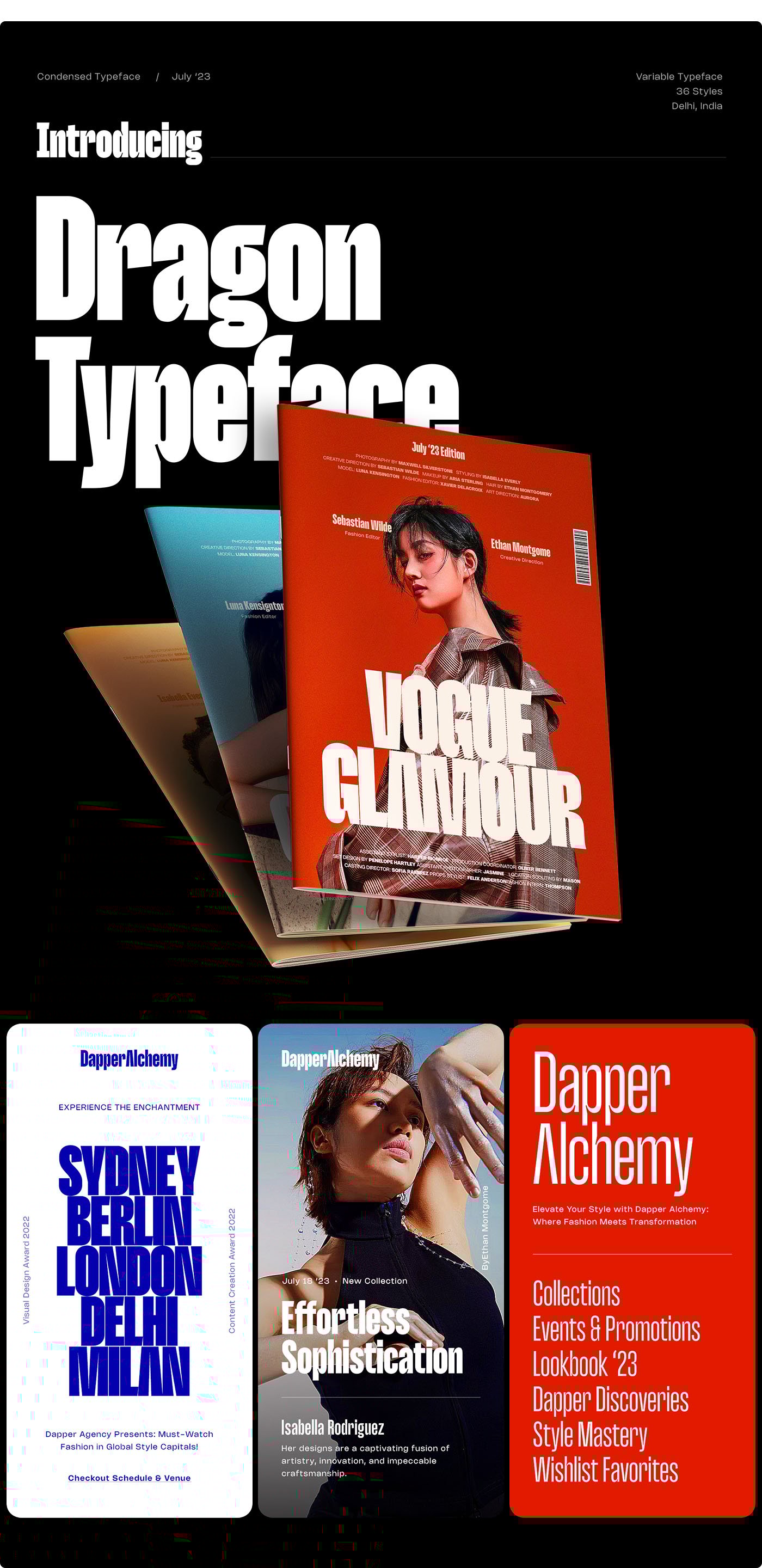 Dragon Typeface • Free Regular Style - Rajesh Rajput