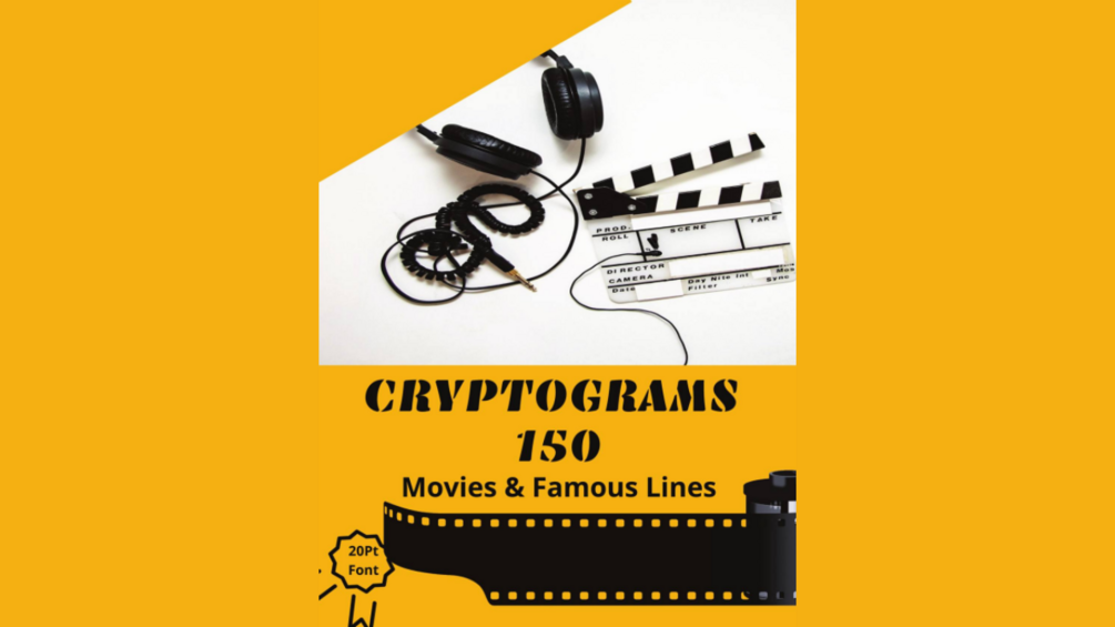 Large Print Cryptograms For Adults, Seniors, Fun Puzzles with Solutions ...