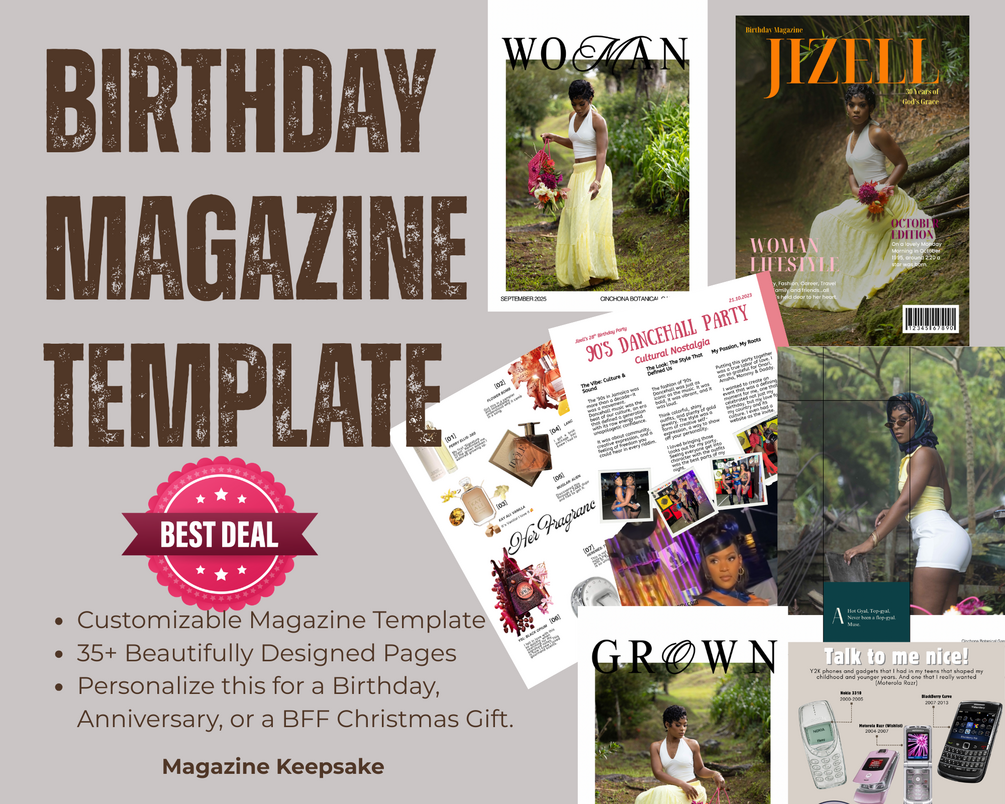 Birthday Magazine (Personalize Magazine Gift)
