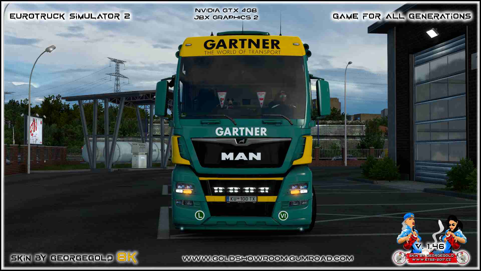 ETS 2 Skin Combo MAN TGX E6 by Gloover Gartner