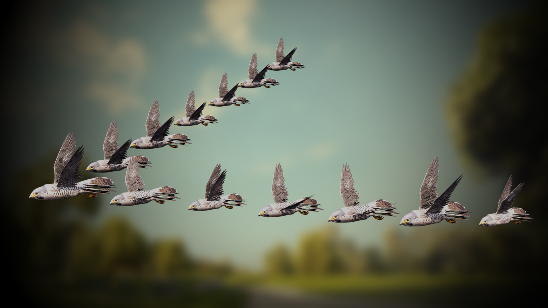 Birds and Bees Geometry Node - Superhive (formerly Blender Market)