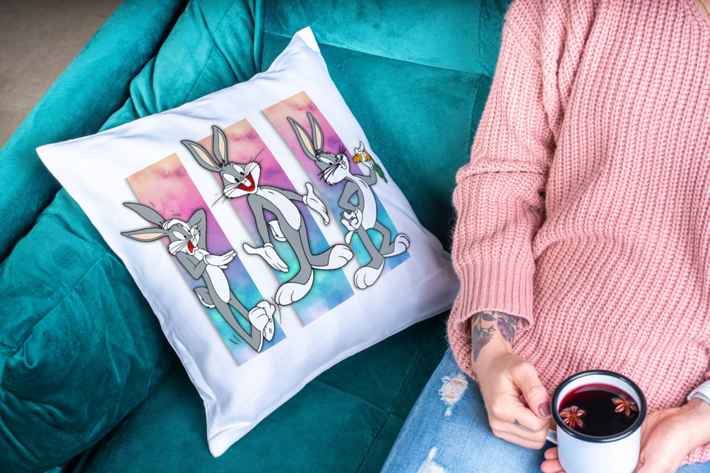 Bugs Bunny T-shirt Design, Cartoon T-shirt Design, Cartoon Bunny, Funny ...