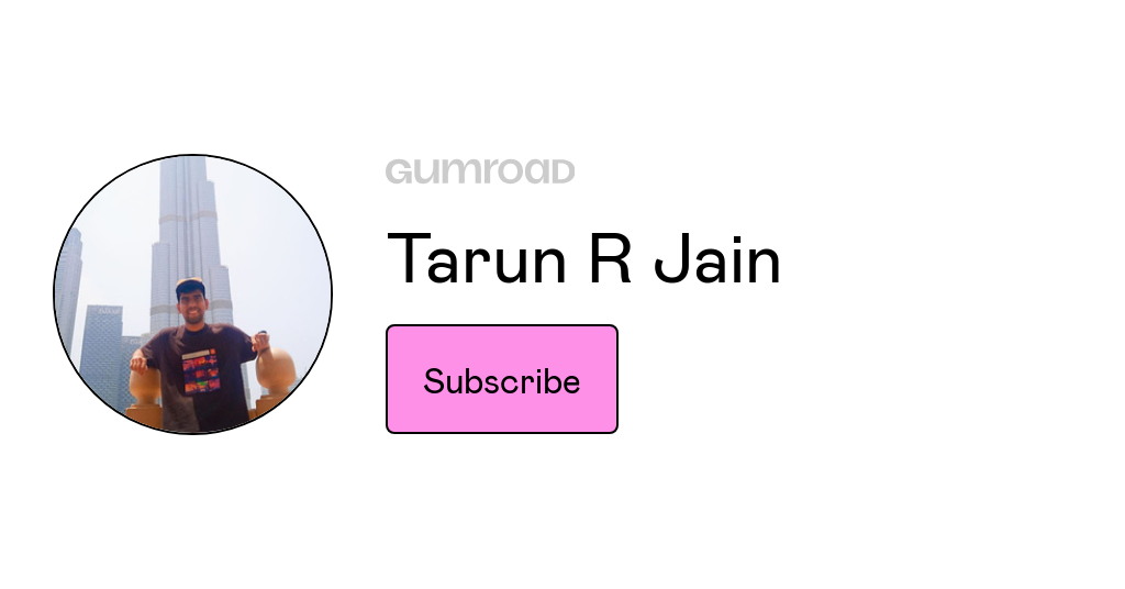 Tarun R Jain