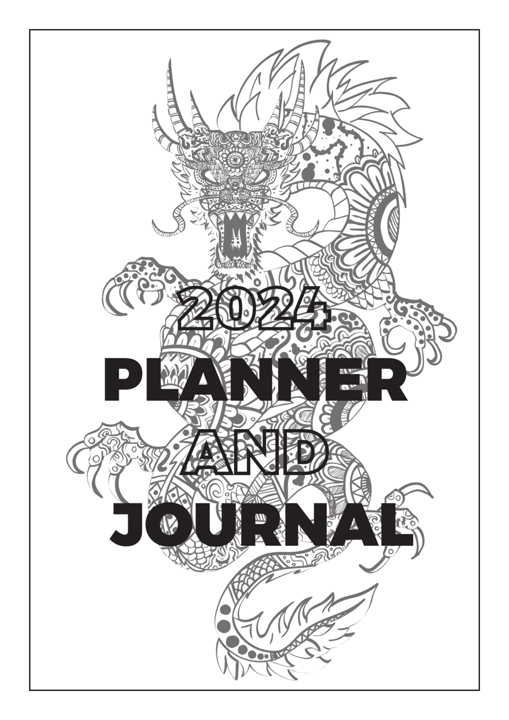 2024 Year Of The Dragon Planner & Journal