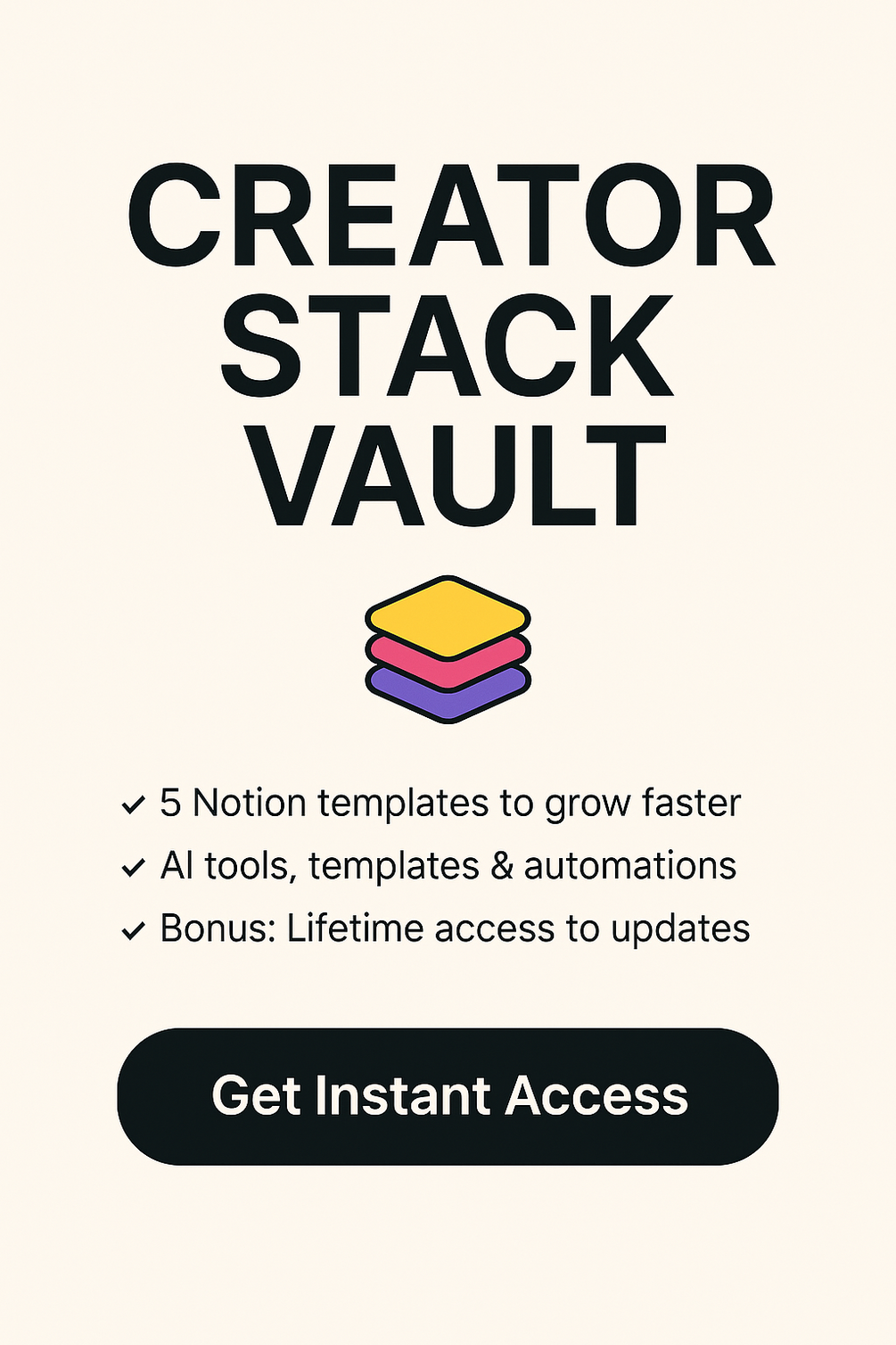 Creator Stack Vault