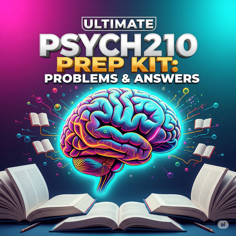 PSYCH 210 CRASH COURSE Practice Problem Sets & Solutions