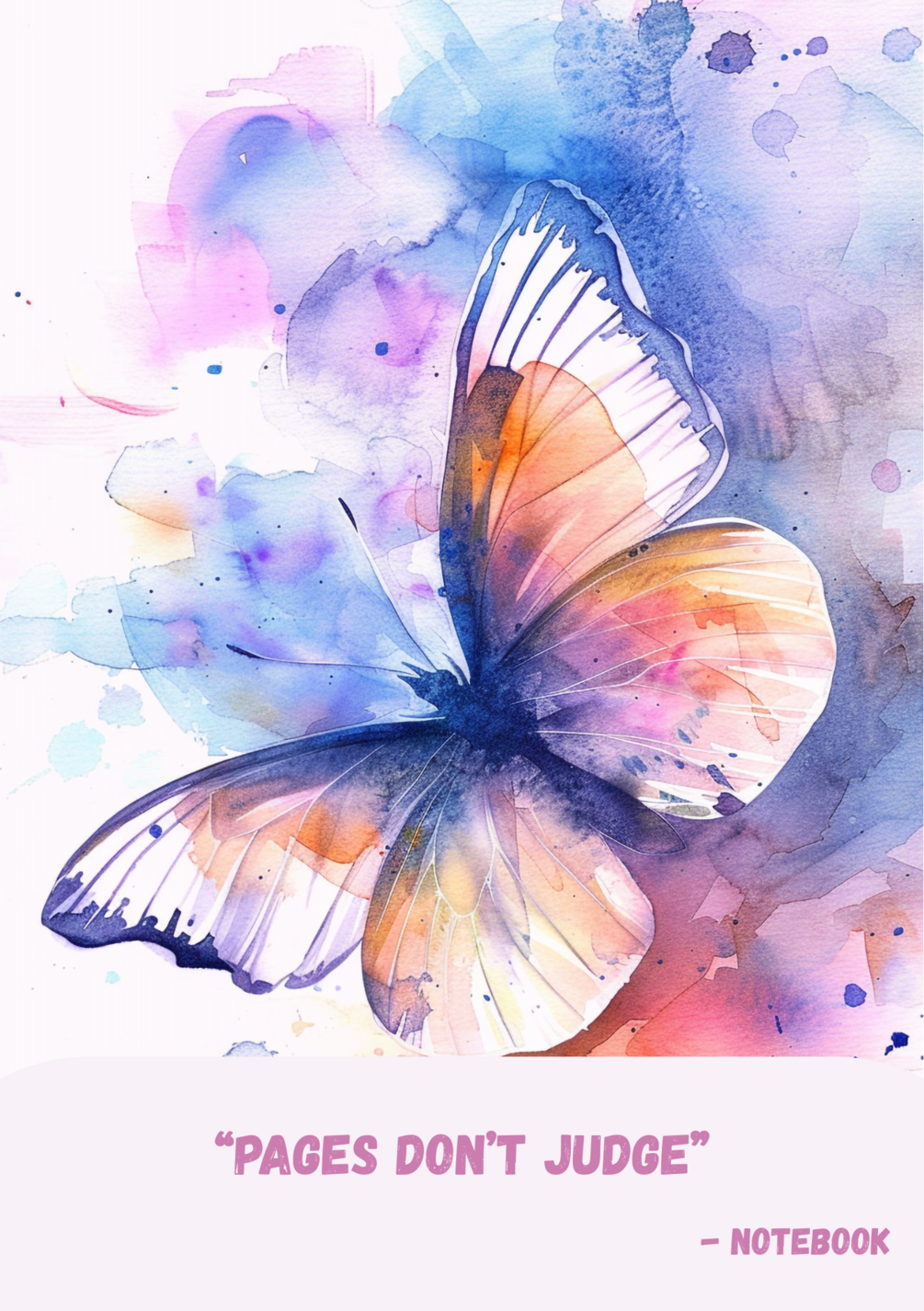 🦋Flutter Notes – A Watercolor Butterfly Journal