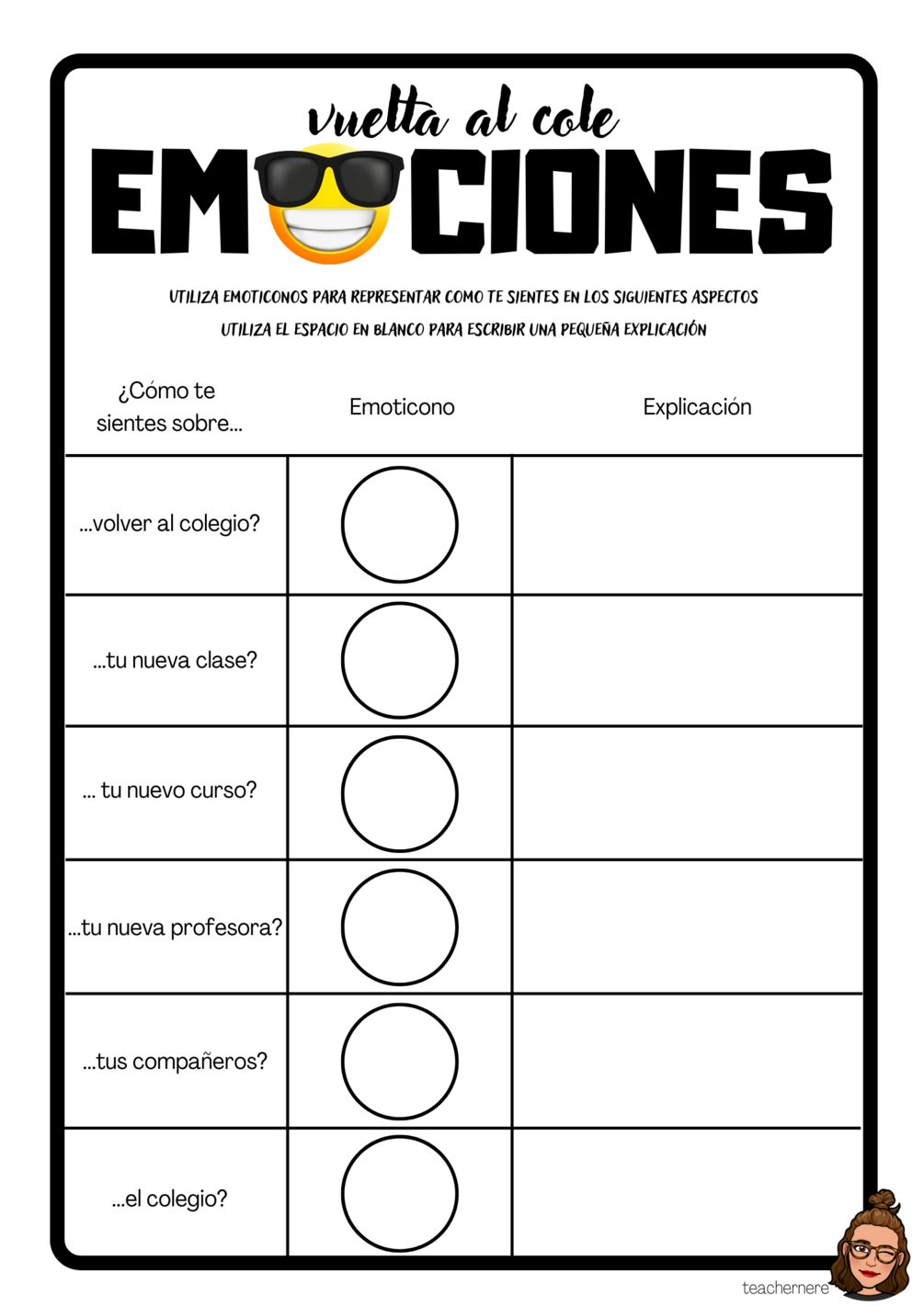 EMOCIONES (vuelta al cole)