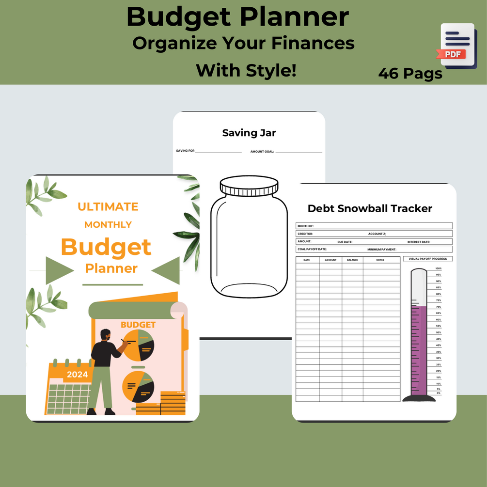 Ultimate Budget Planner | Manage Your Finances, Track Expenses & Save More