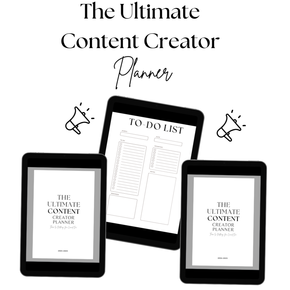 The Ultimate Content Creator Planner