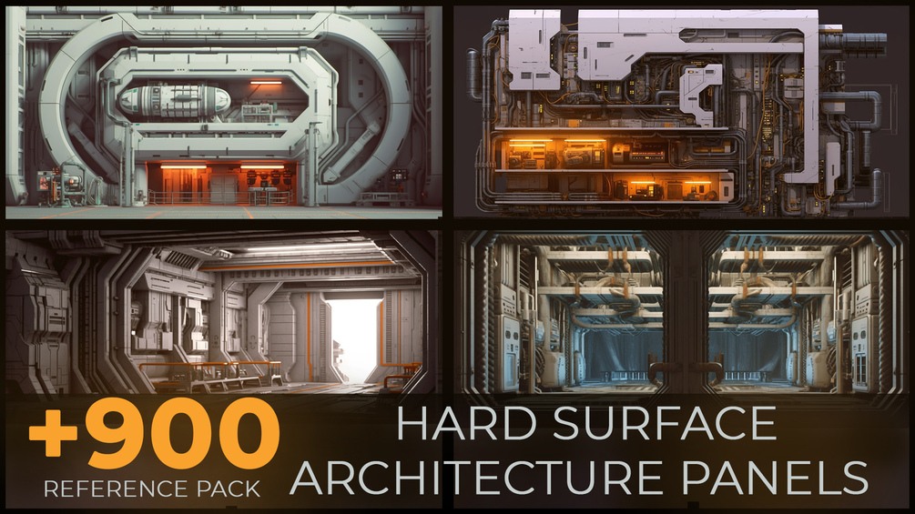 Hard Surface Sci-Fi Panels - Concept Art References