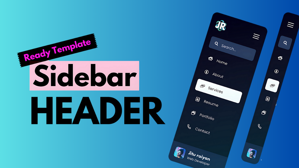 Elementor Sidebar Header