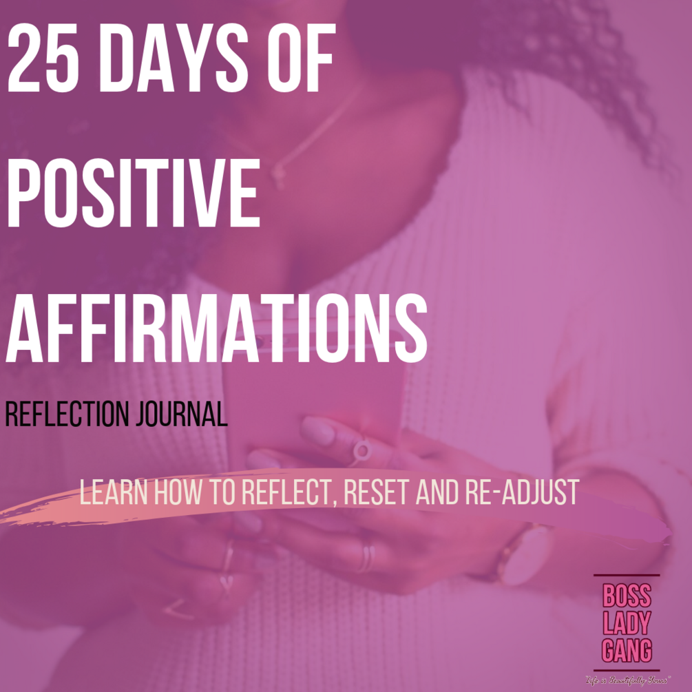25 Days of Positive Affirmations Journal