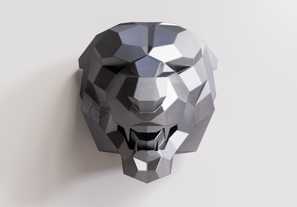 Metal Tiger Circuit for metal assembly. Pattern Tiger metal sculptures ...