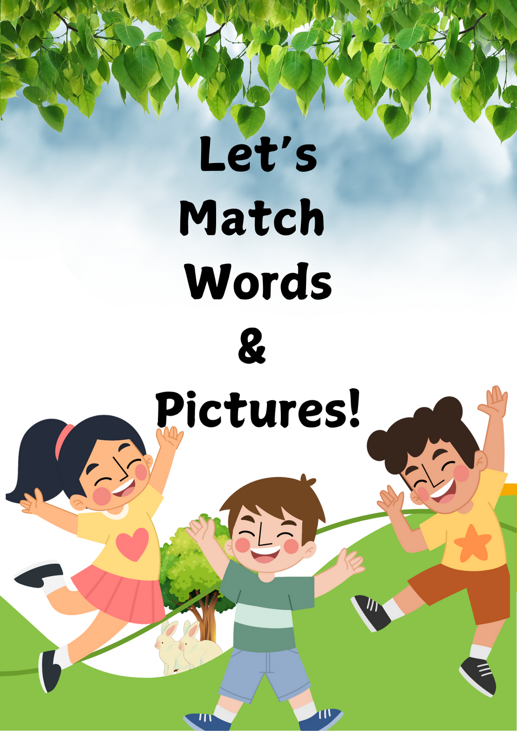 Let’s Match and Read – Fun Learning Activity for Kids!