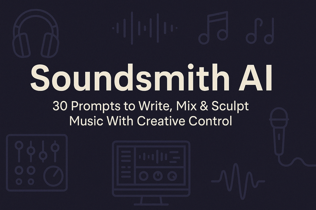 Soundsmith AI: 30 Prompts to Write, Mix & Sculpt Music With Creative ...