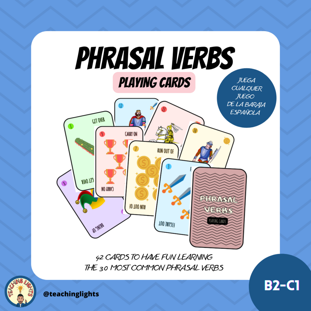 PHRASAL VERBS - Playing cards