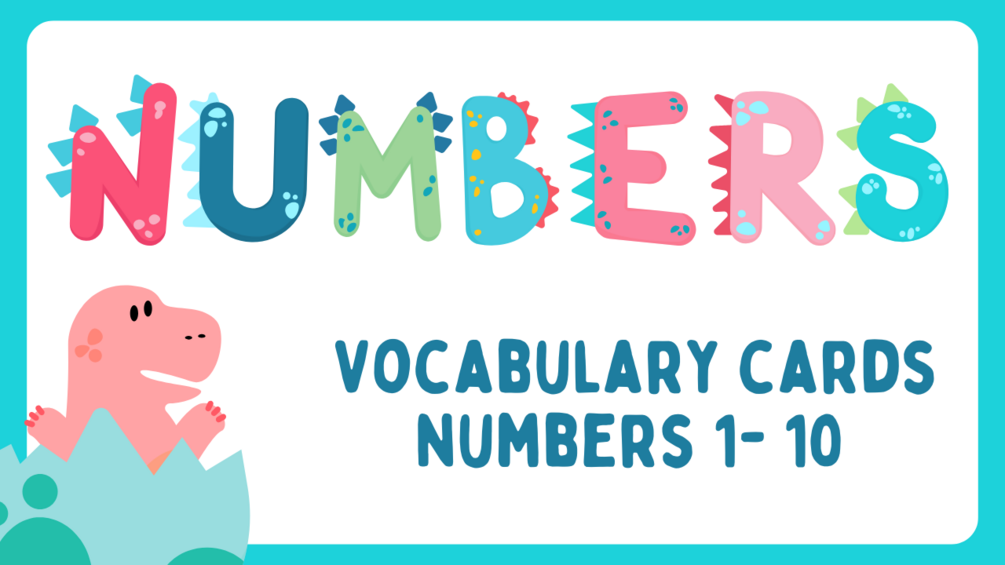 Numbers 1-10 Vocabulary