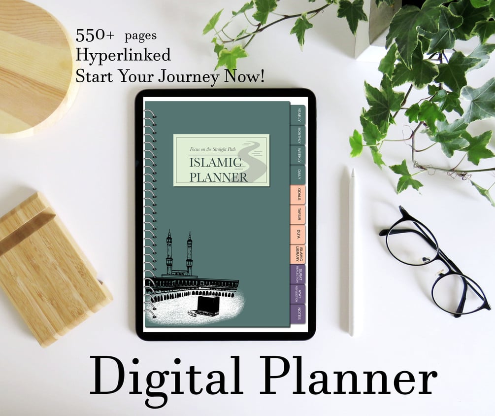 Digital Islamic Memorization Journal, Islamic Ibadah Planner, Goodnotes ...