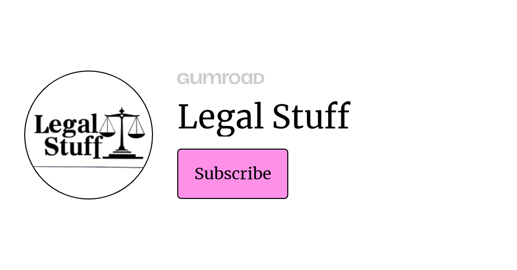 Legal Stuff