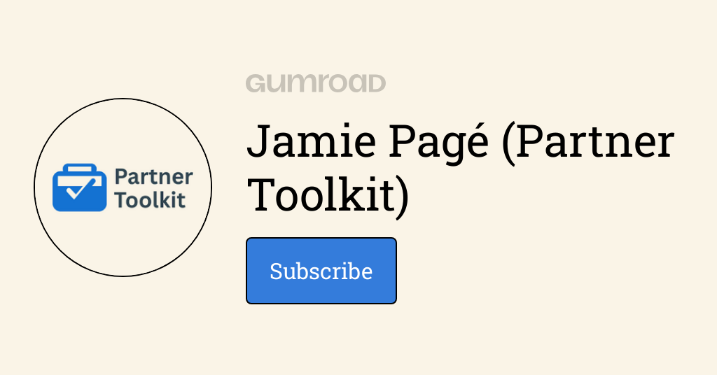 Jamie Pagé (Partner Toolkit)