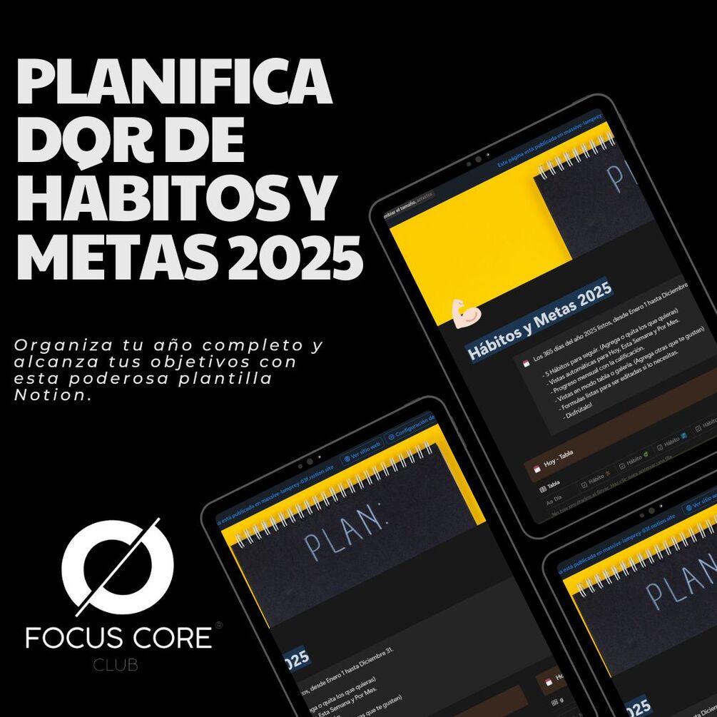 Planificador de Hábitos y Metas 2025