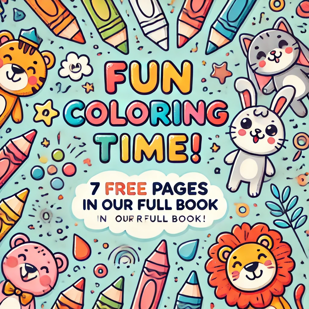 Cute Animal Coloring Book for Kids