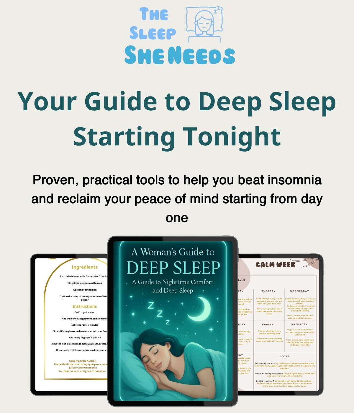 Your guide to deep sleep starting tonight