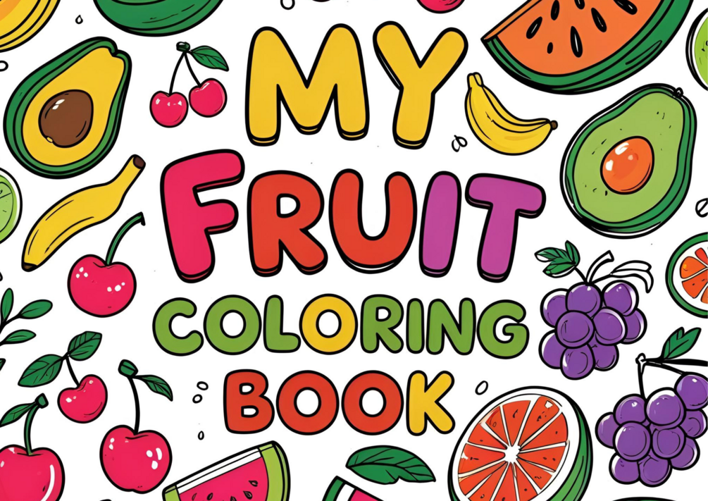 My Fruit Coloring Book