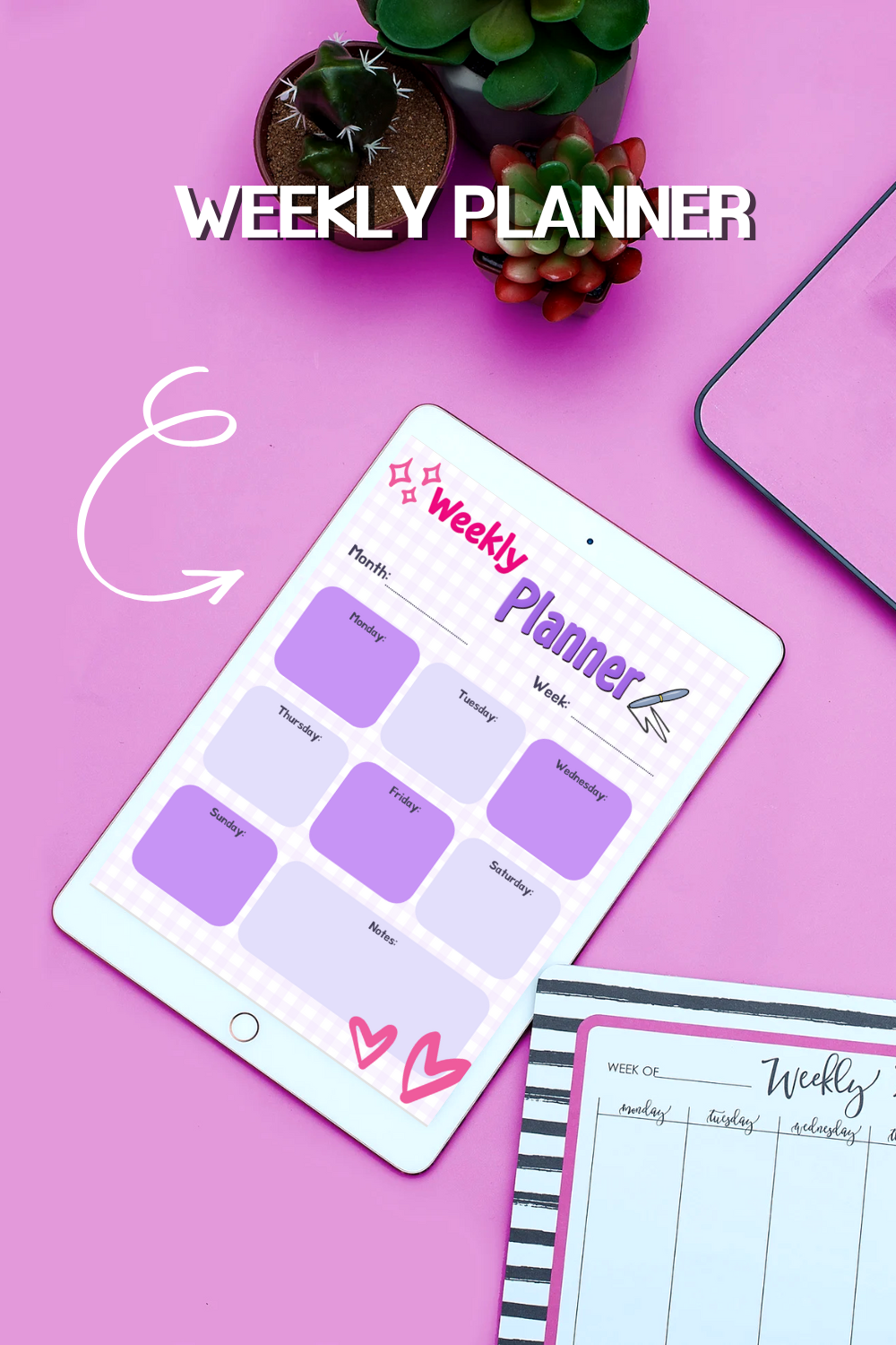 Soft Glow Weekly Planner