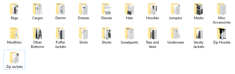 ADAM'S CLOTHING MOCKUP PACK - 160+ UNIQUE CUSTOMISABLE VECTOR MOCK-UPS ...