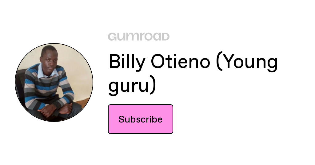 Billy Otieno (Young guru)