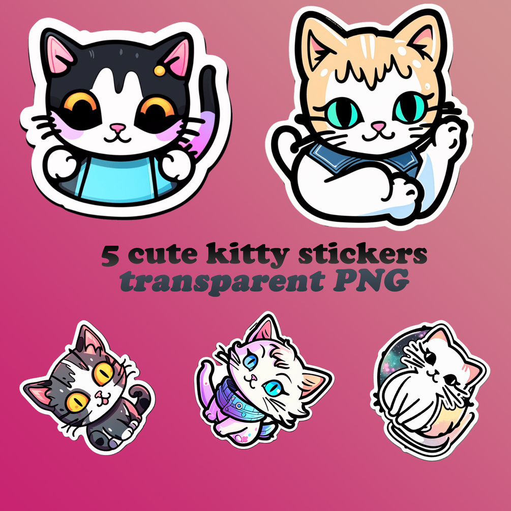 Cats Sticker Set