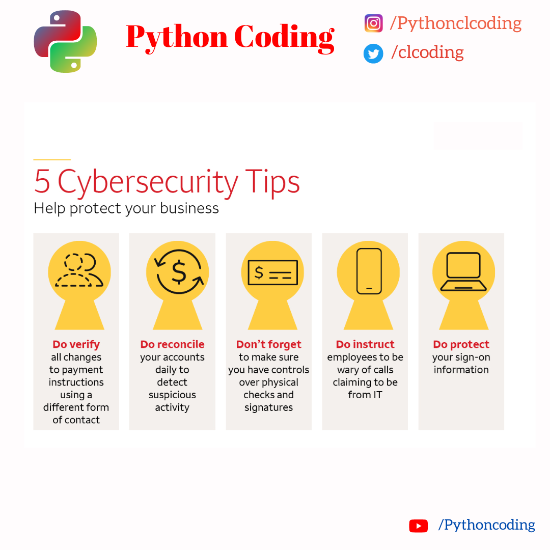 Cybersecurity 🛡️ - Python Coding