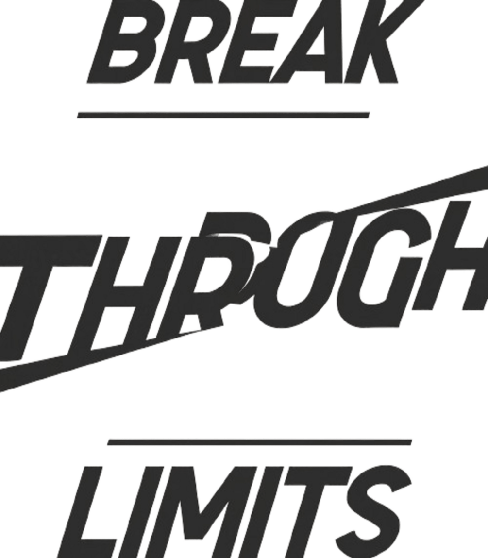 Break Through Limits - The Typographic Design