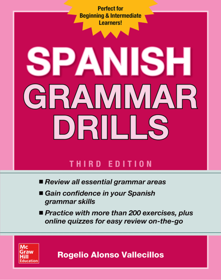 Spanish Grammer Drills