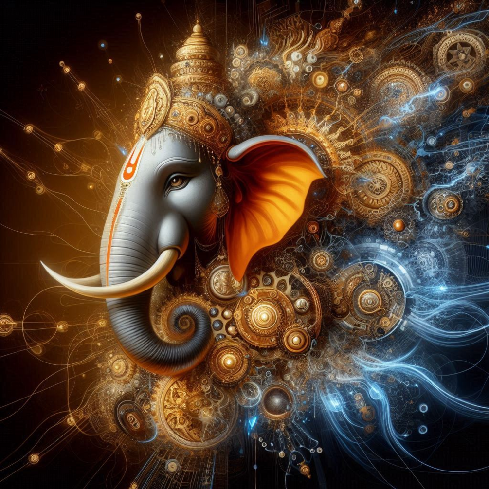 Abstract Expression Image of Gods 🌟 🎨#abstractArt #GodinArt # ...