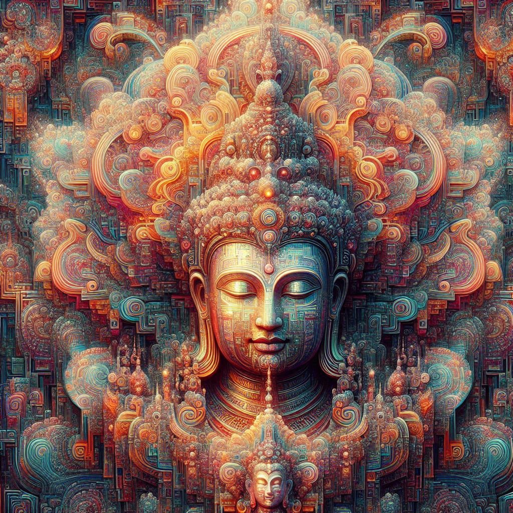 Divine Expressions: Captivating Abstract Art of Gods 🎨 #AbstractArt # ...