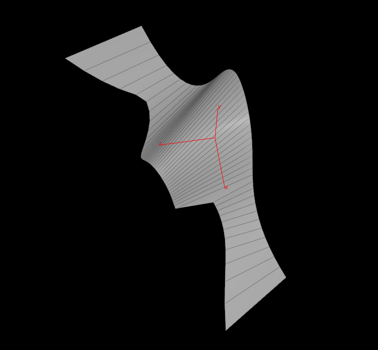 Profiled Surface From Line