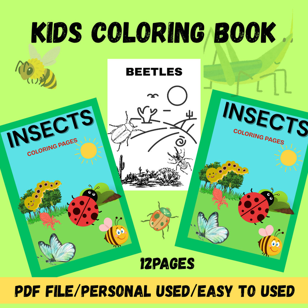 (ngwomencreative) insect coloring book