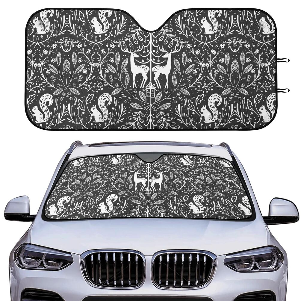 Gothic Car Windshield Sunshade P-5 - Stylish and Effective Interior ...