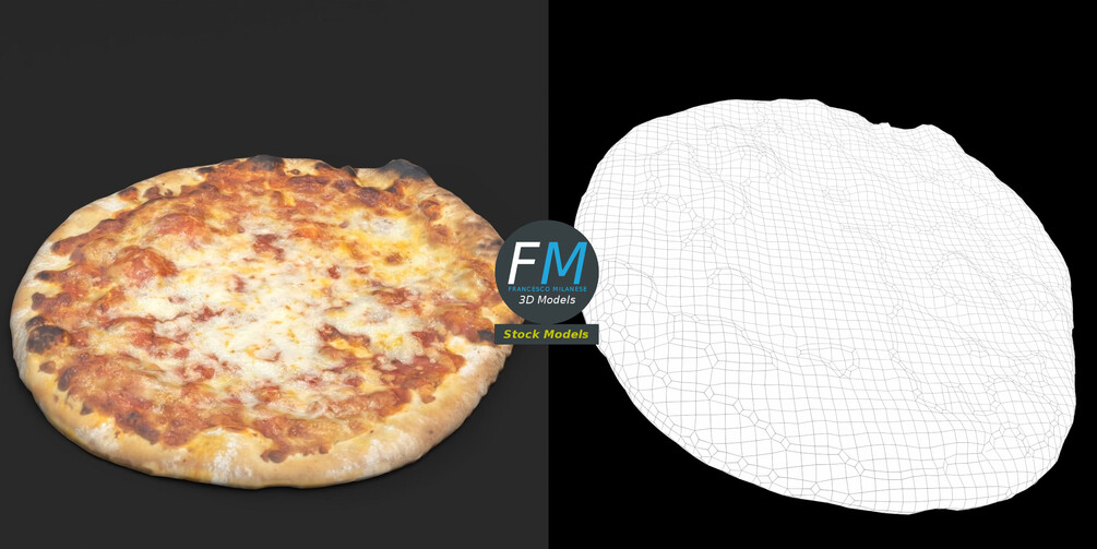 3D MODEL - Pizza 1