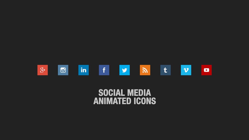 Social Media Animated Icons