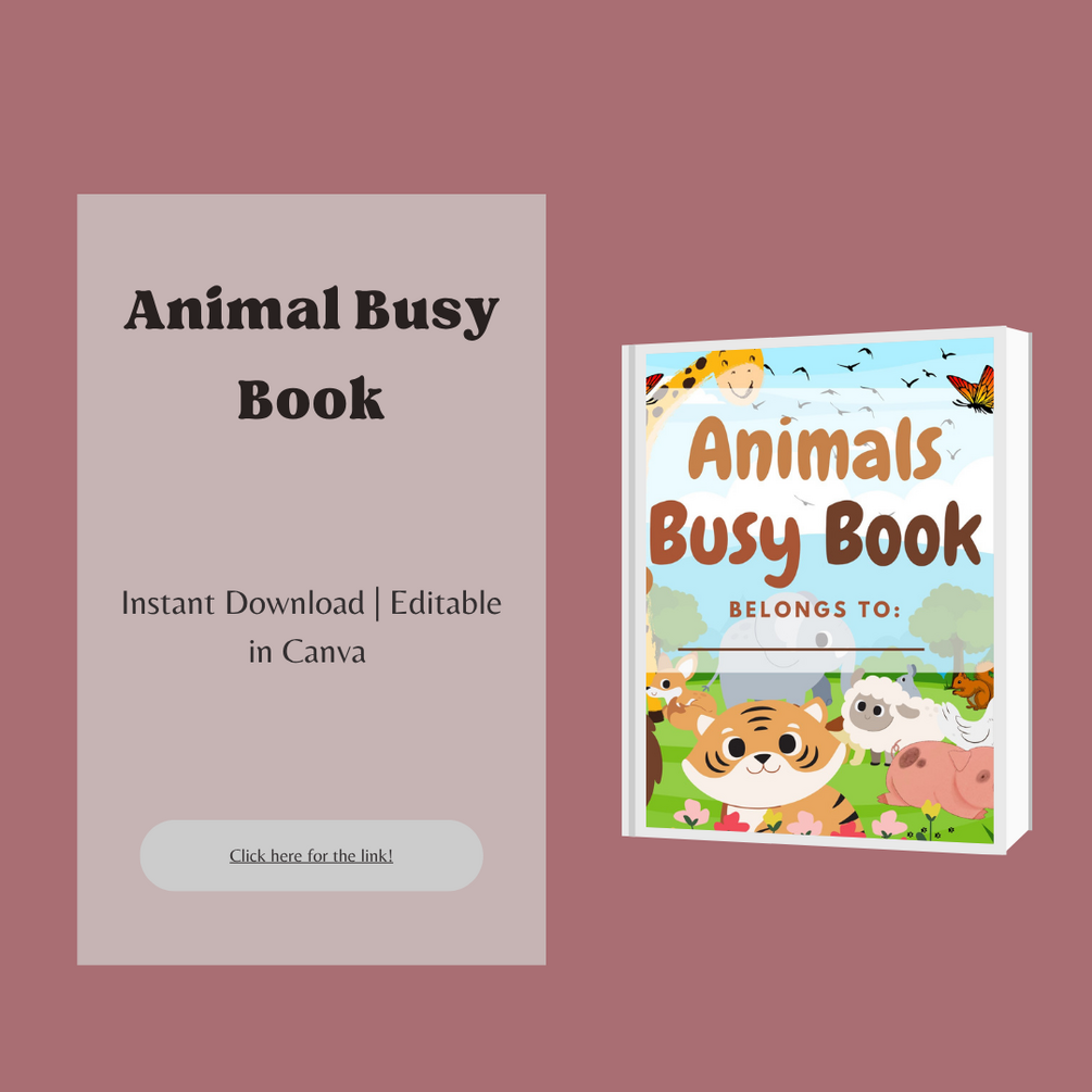 Animals Busy Book for Kids